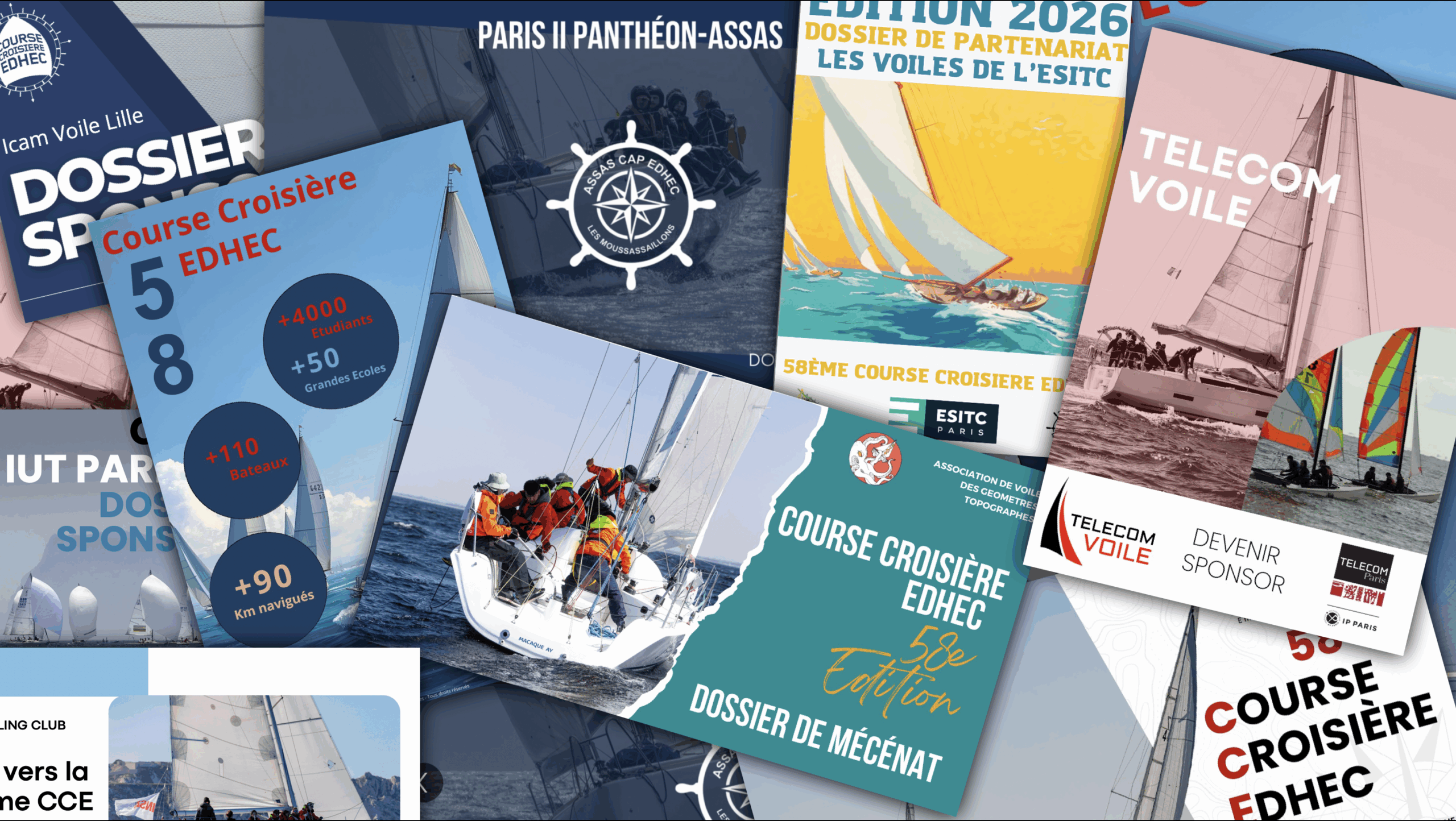 Concours Plaquettes de la 58ème édition de la Course Croisière EDHEC ...